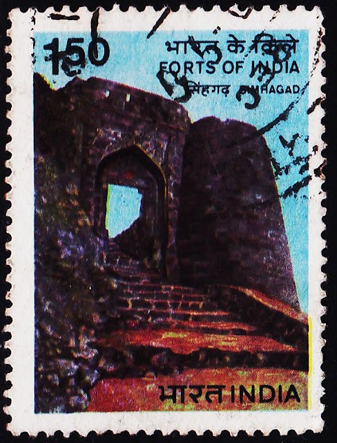 INDIA FORT - SIMHAGAD USED STAMPS - Stistamp
